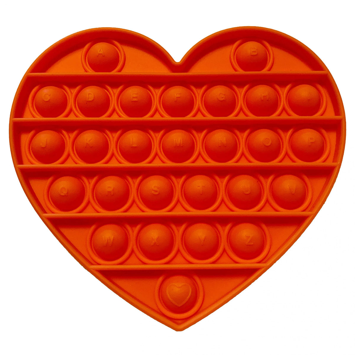 Orange Heart POP IT – Mishy Lee Boutique
